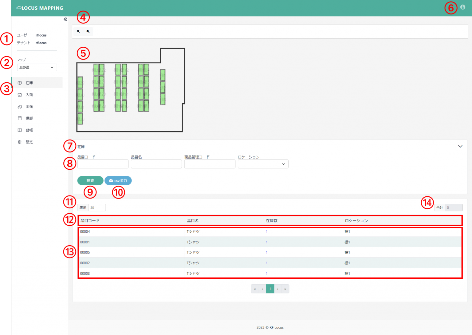 ブラウザ画面案内v2 – RFLocus